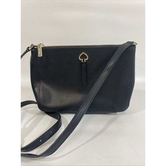 kate spade | Bags | Kate Spade Adel Medium Top Zip Crossbody Bag Black ...
